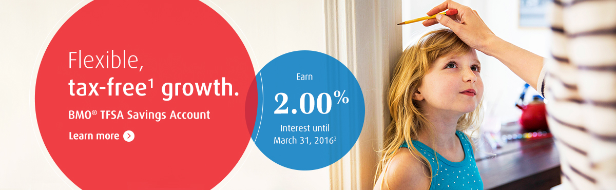[BMO] TFSA 2% Interest until March 31st 2016 - RedFlagDeals.com Forums