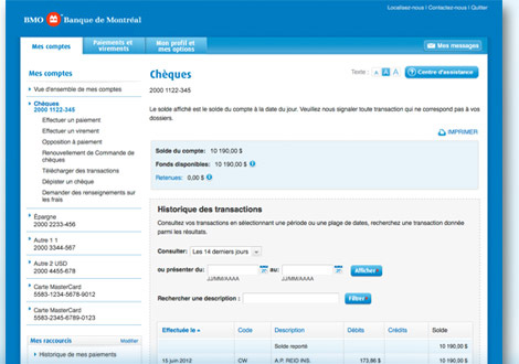 Services bancaires en direct de BMO Banque de Montréal